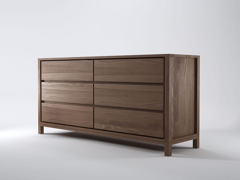 SOLID Wooden chest of drawers By KARPENTER | design Hugues Revuelta