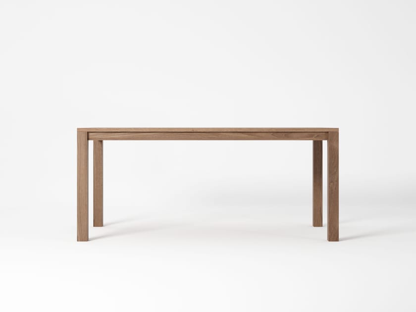 SOLID Rectangular wooden dining table By KARPENTER | design Hugues Revuelta