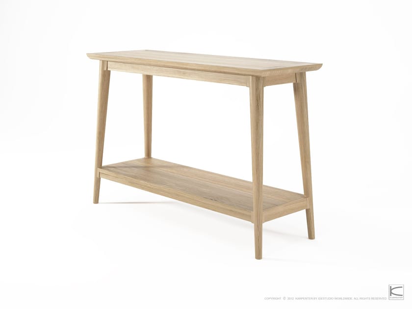 VINTAGE Rectangular wooden console table By KARPENTER | design Hugues ...