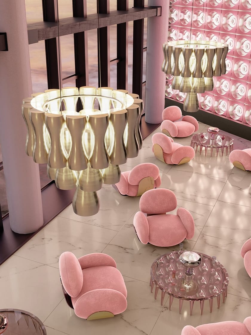 KROWN | Chandelier By Delightfull design Karim Rashid