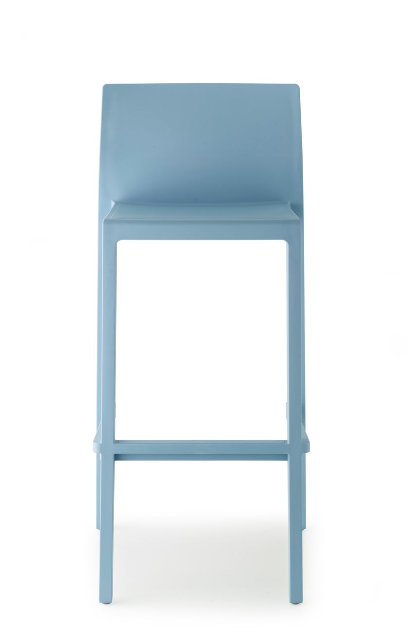 KATE Technopolymer stool with footrest By SCAB DESIGN