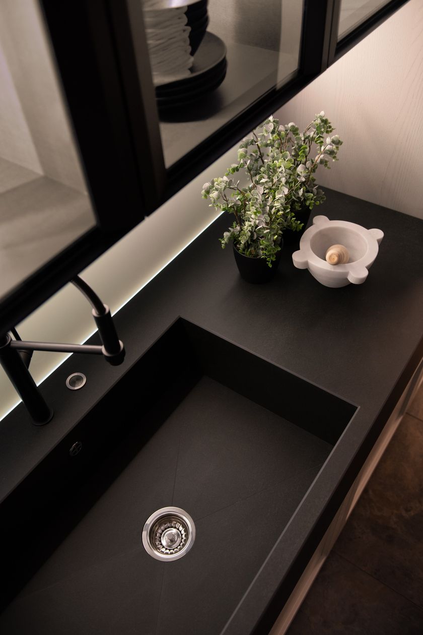 KEA Solid wood kitchen with island By Floritelli Cucine