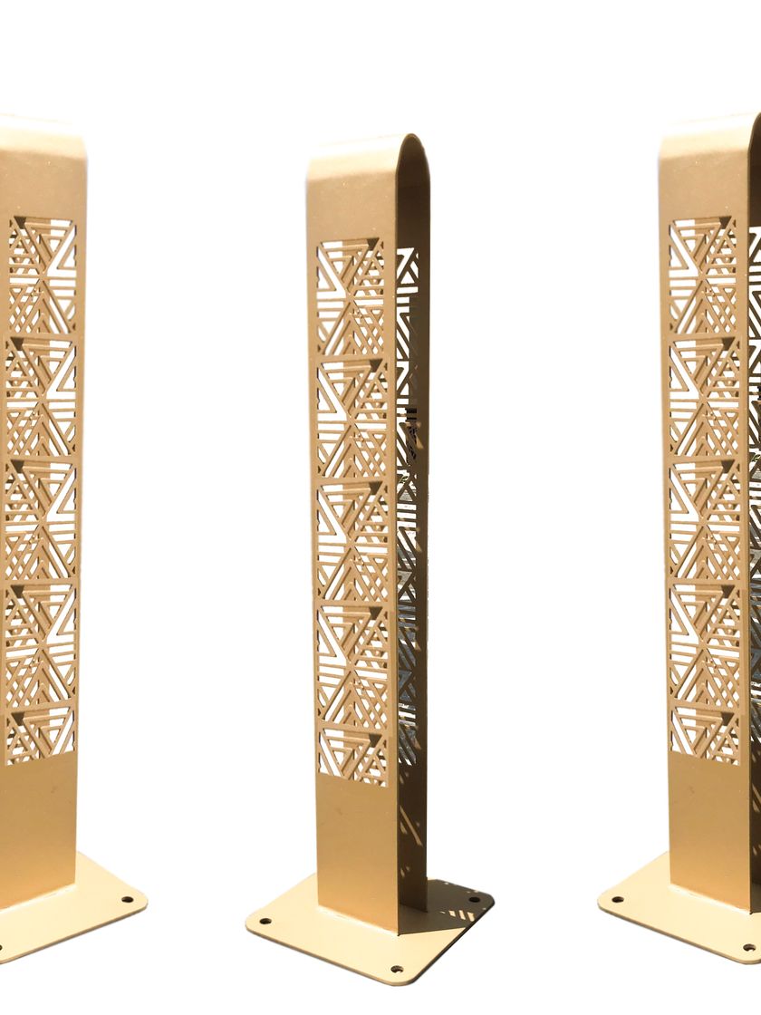 KEHOPS Fixed steel bollard with base plate By TrackDesign | design ...