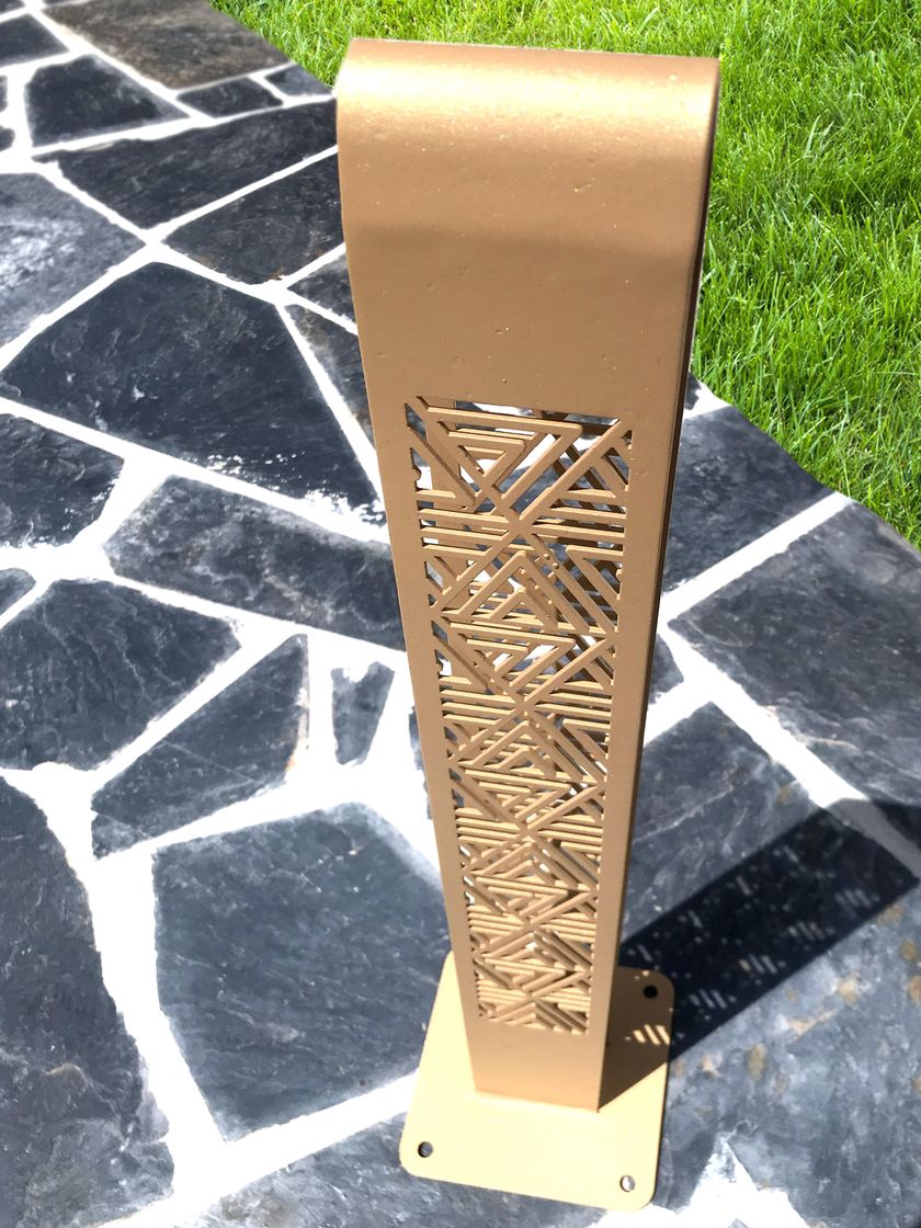 KEHOPS Fixed steel bollard with base plate By TrackDesign | design ...