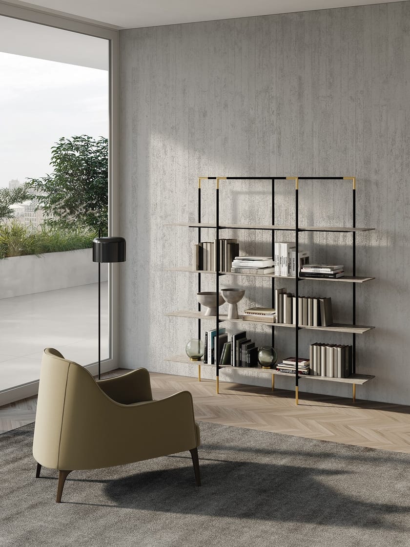 KEVIN | Bookcase Kevin Collection By Frigerio design Euro Sironi