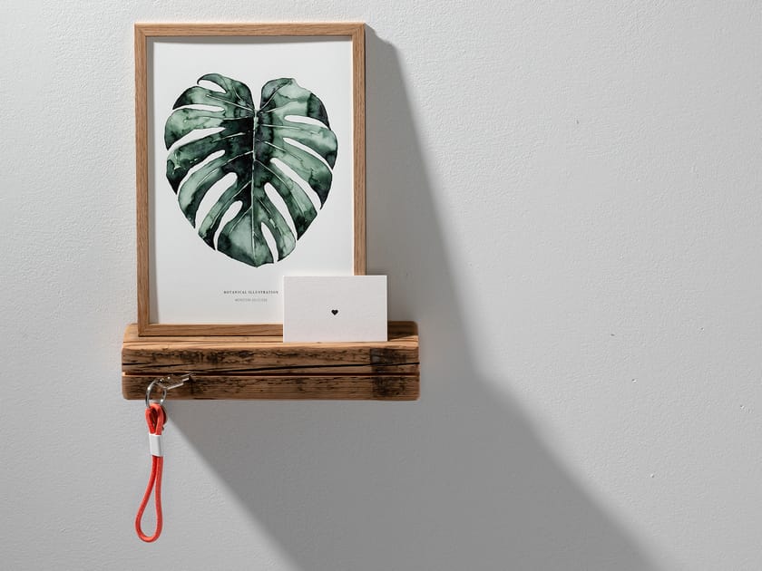 RECLAIMED WOOD KEY HOLDER #01 Wall shelf By Weld & co