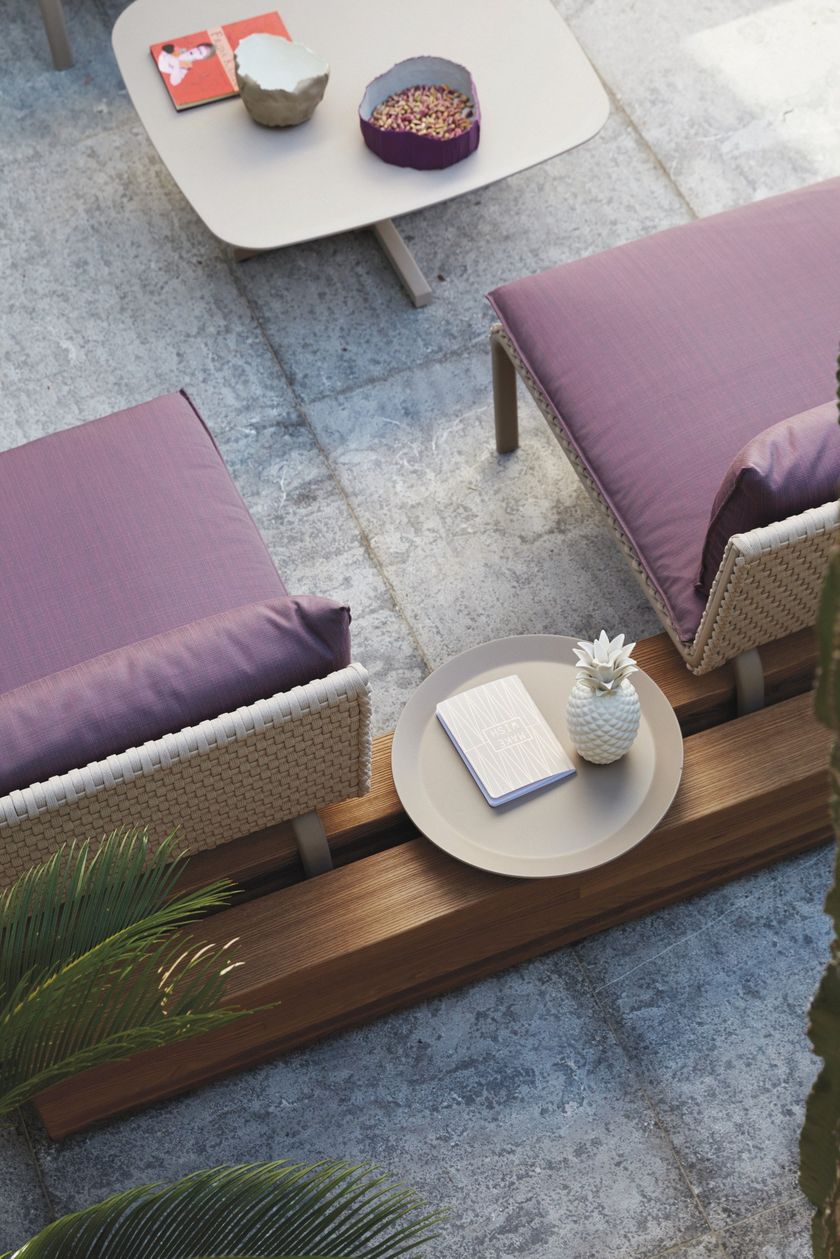 KEY WEST | Garden bench By Roberti Rattan design Roberto Papparotto ...