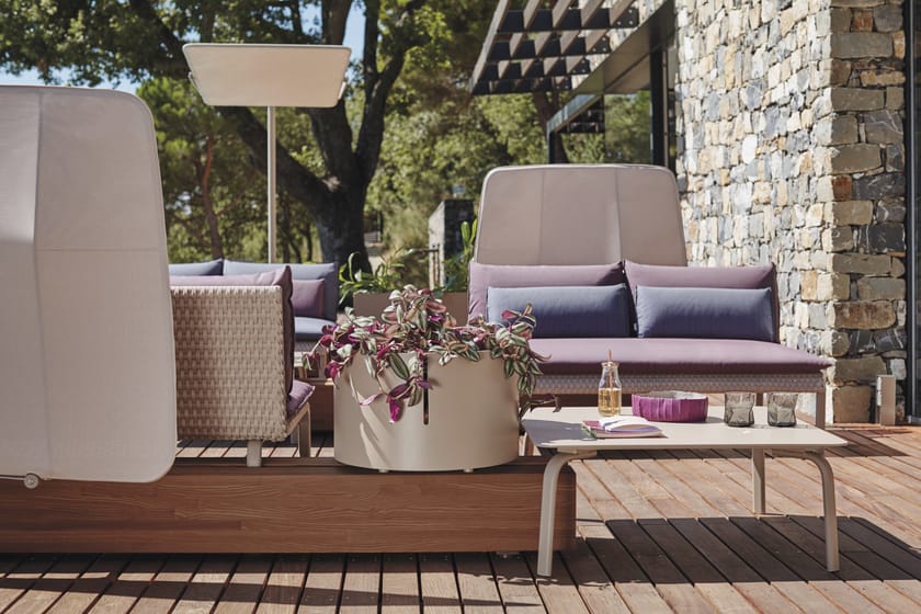 KEY WEST | Garden bench By Roberti Rattan design Roberto Papparotto ...