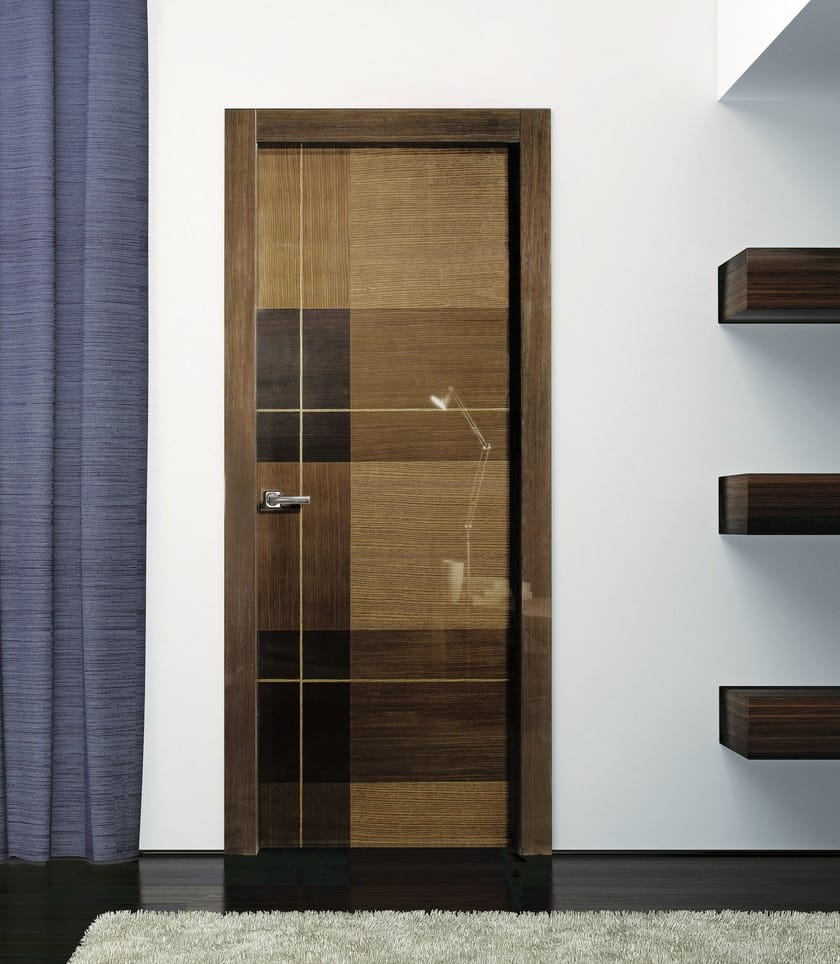 Hinged wooden door KILT By Pail Serramenti design Francesco Ruffini