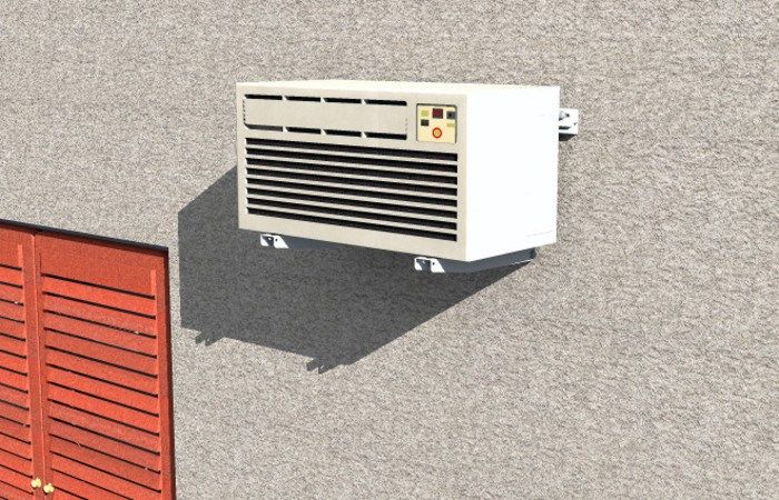 KLIMA GROUND Steel Air conditioning unit accessory By fischer