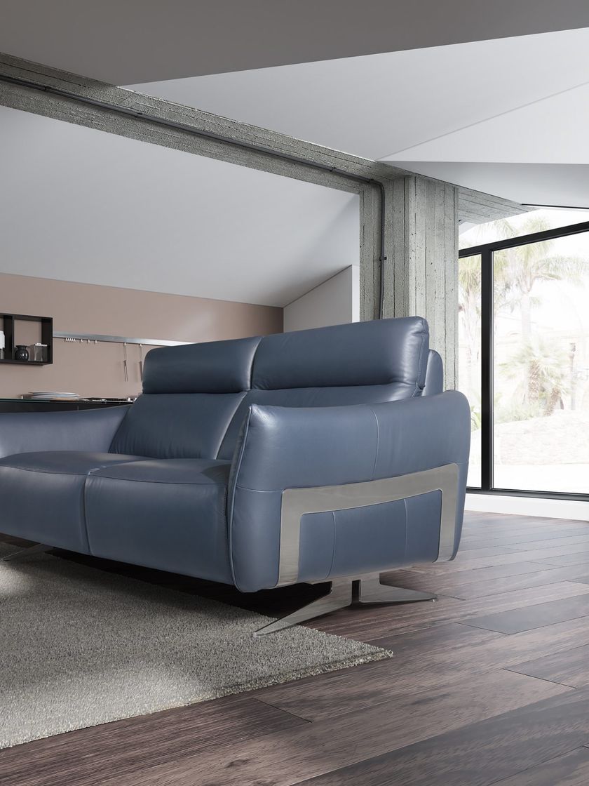 Sectional recliner leather sofa KLIMT By Marinelli Home design Domenico ...