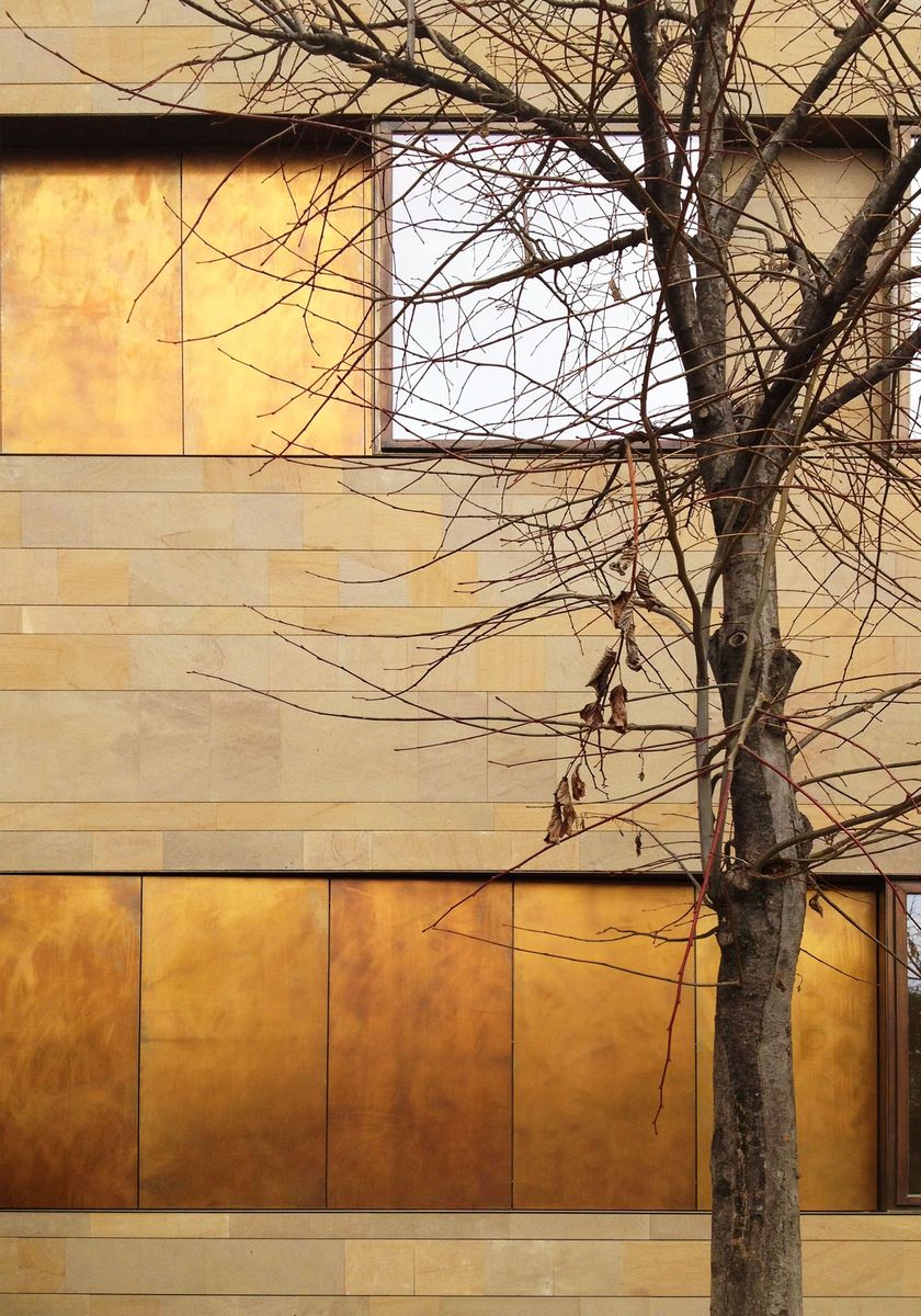 TECU® Brass_brownished Metal sheet and panel for roof By KME ...