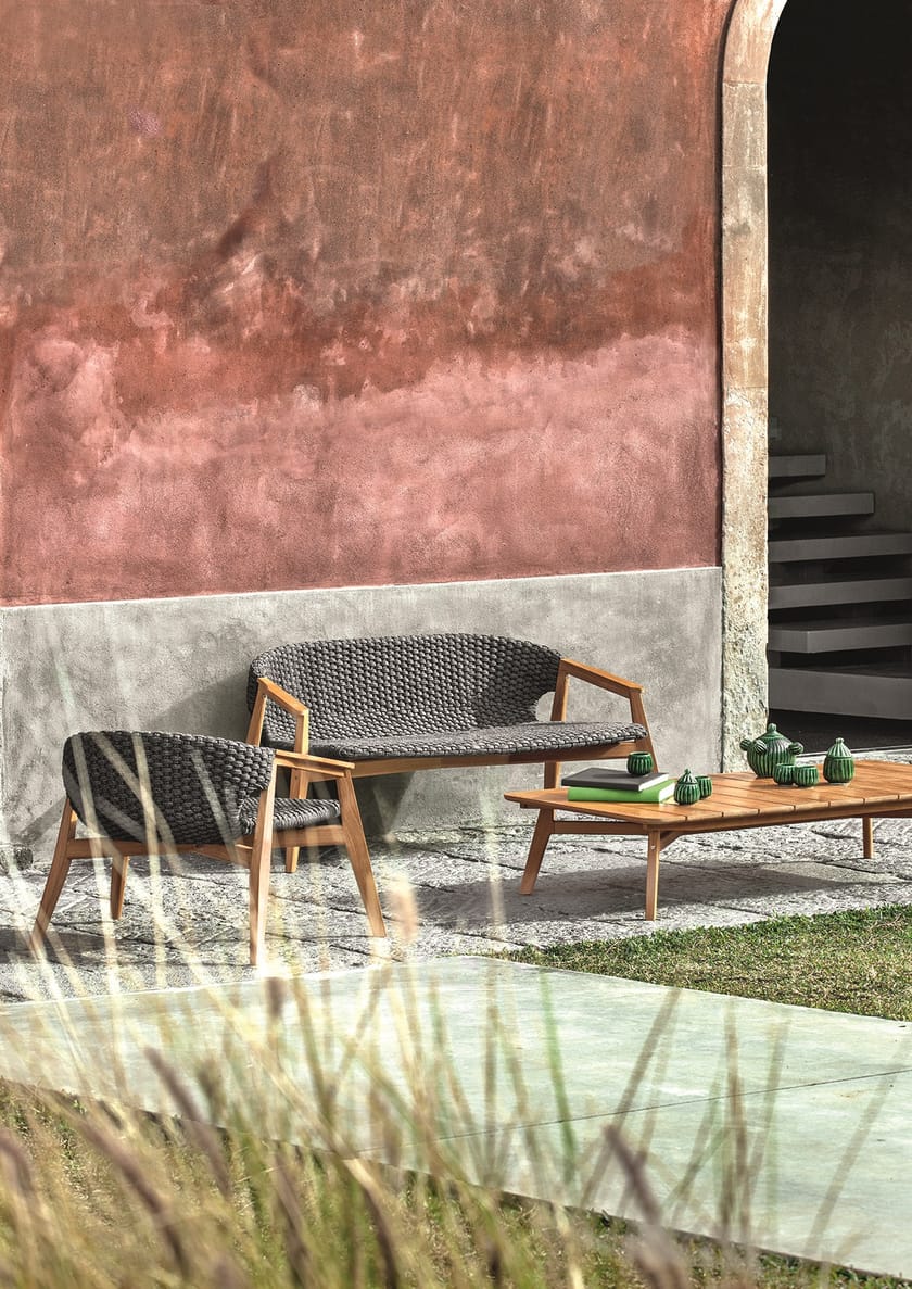 KNIT | Sofá de jardín By Ethimo diseño Patrick Norguet