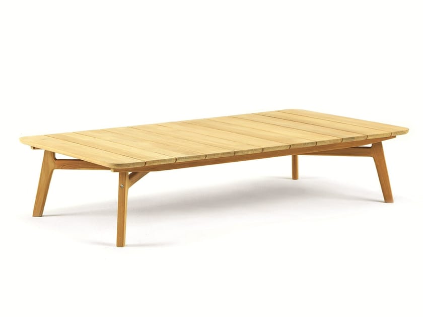 KNIT | Rectangular coffee table By Ethimo design Patrick Norguet