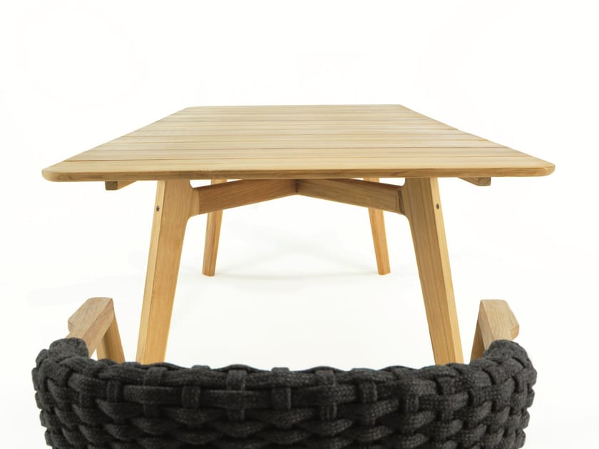 KNIT | Rectangular table By Ethimo design Patrick Norguet