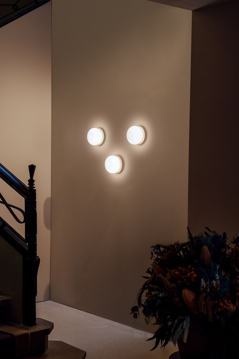 KNOCK Blown glass wall lamp / ceiling lamp By Milan Iluminación ...