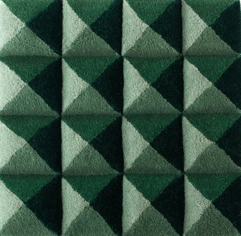 KNURLED | Square rug By Deadgood