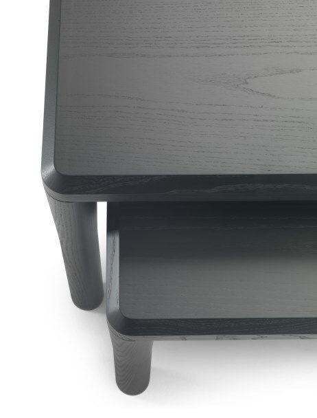 KOBO Square wooden coffee table By Flexform | design Patrick Norguet