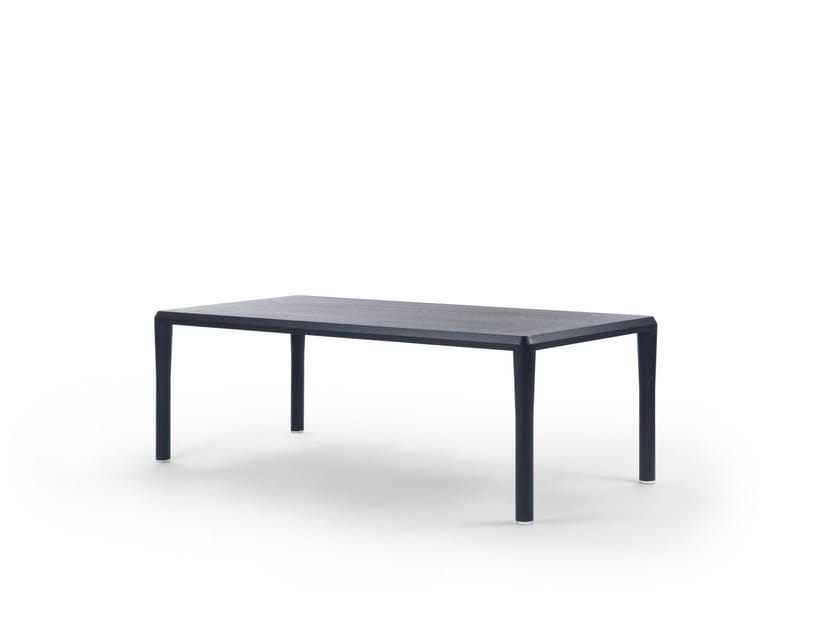 KOBO Rectangular wooden table By Flexform | design Patrick Norguet