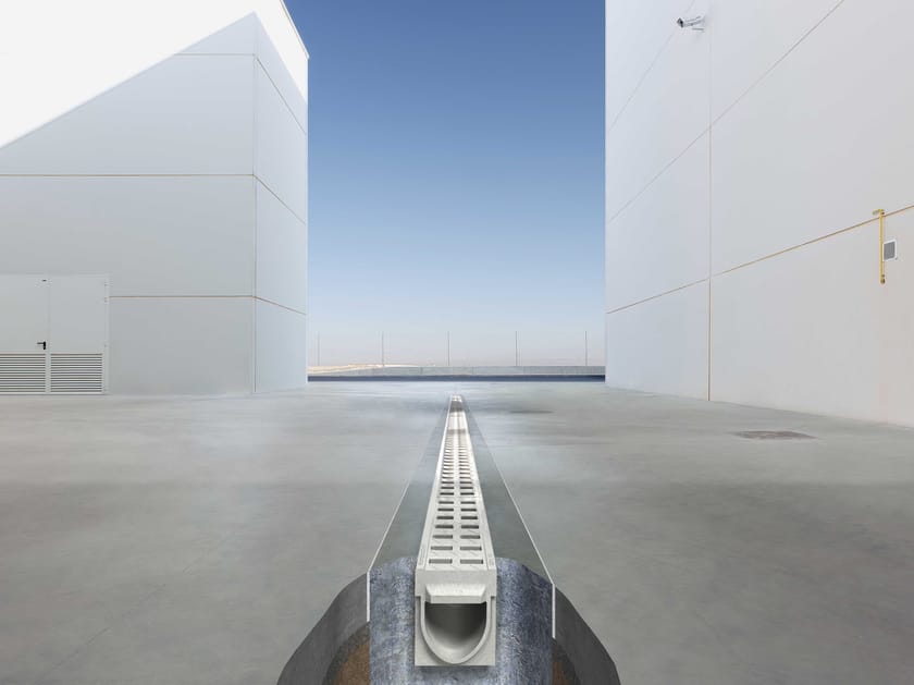 KOMPAQDRAIN® Elemento y canal de drenaje de cemento polimerico By ULMA ...