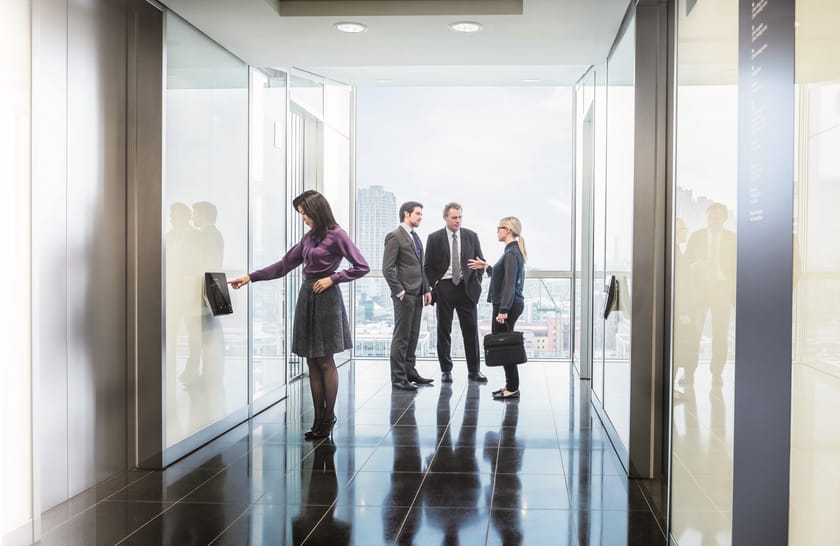 Building automation system KONE Destination Control System By KONE