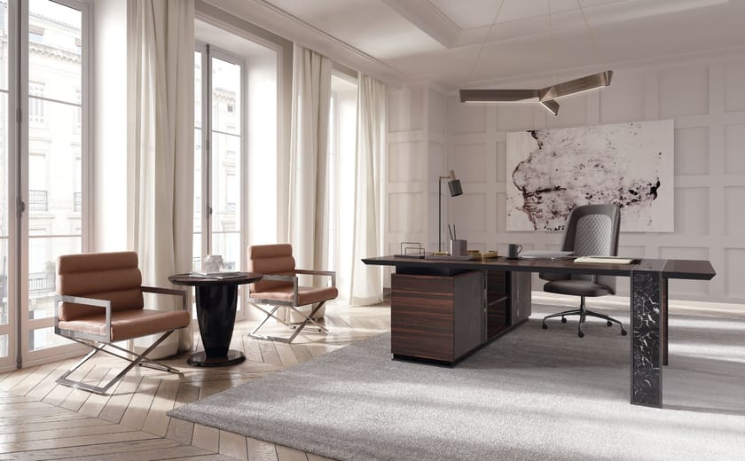 Round wooden side table KONG S By Capital Collection