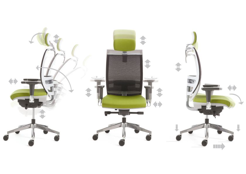 Recliner high-back executive chair KONICA By Kastel