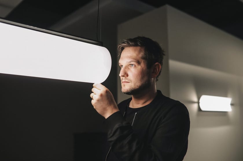 KONTUR | Lampada a sospensione Collezione Kontur By Vibia design Sebastian Herkner