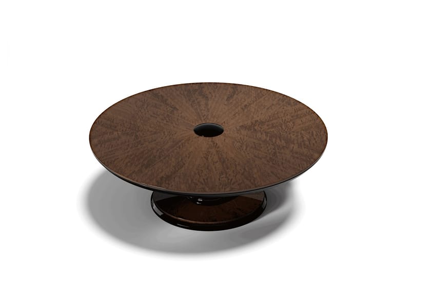 Round wooden high side table KOVAL T By Capital Collection