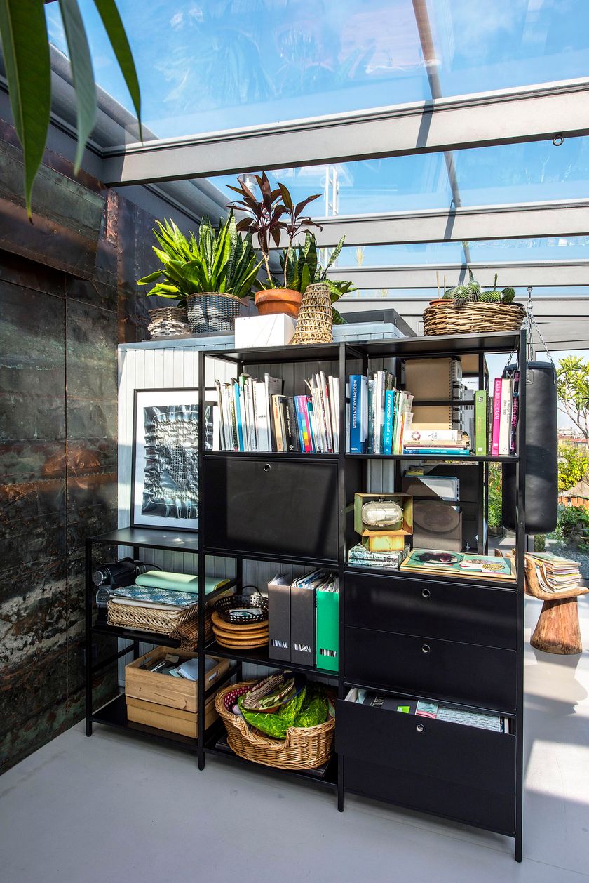 K3+ Scaffale autoportante componibile in alluminio By KRIPTONITE