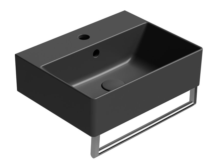 KUBE X 45X35 | Washbasin Rectangular ceramic washbasin with overflow By ...