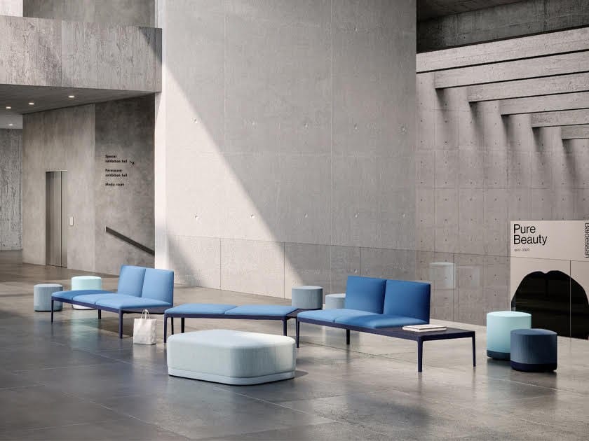 KUBIKA | Modular bench seating By ENEA design Estudi Manel Molina
