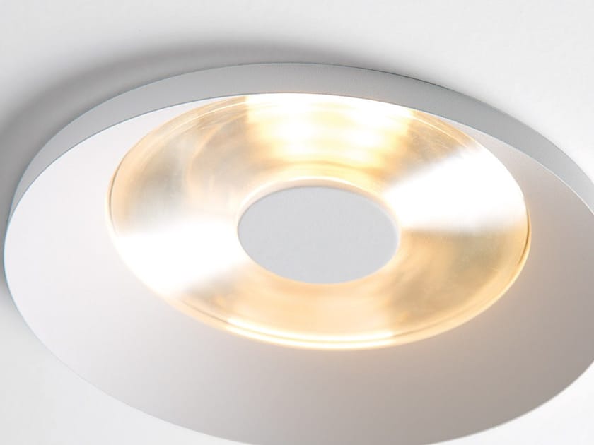 LED semi-inset ceiling lamp KURK By Modular Lighting Instruments