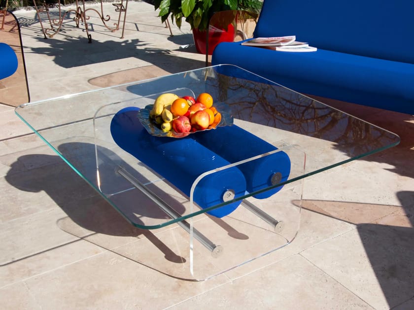 COFFEE TABLE XL MW BLUE Garden side table By KUUMO