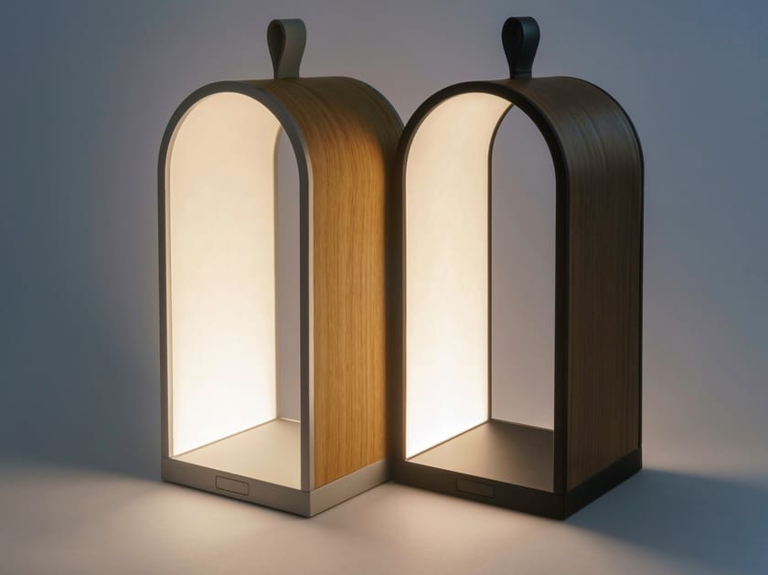 LED wooden table lamp with USB charging KYTA - LIGHT WOOD Kyta ...