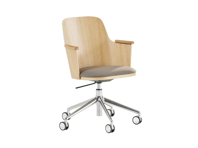 SANDER MEETING Silla regulable en altura con asiento acolchado con ...