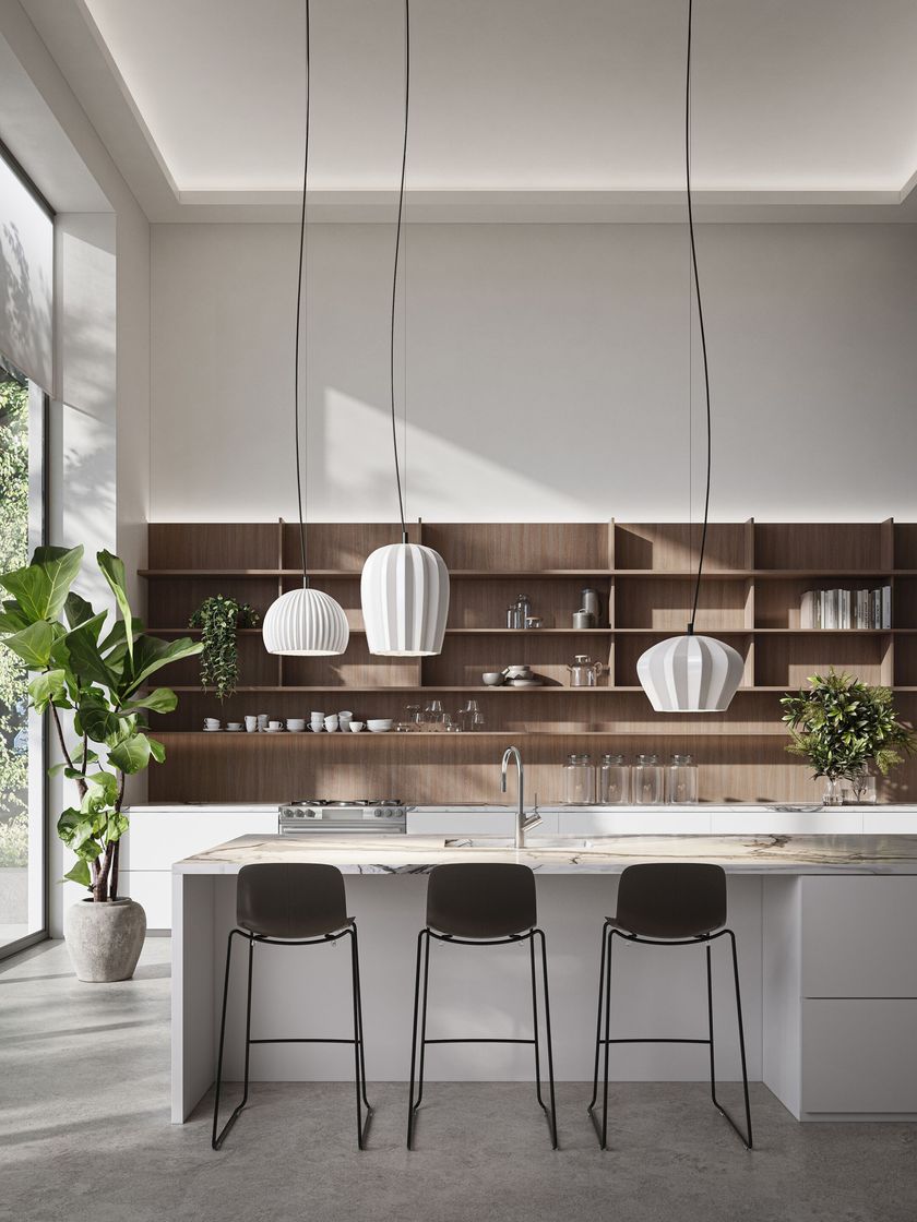 SAHARA Ceramic pendant lamp By Karman | design Matteo Ugolini