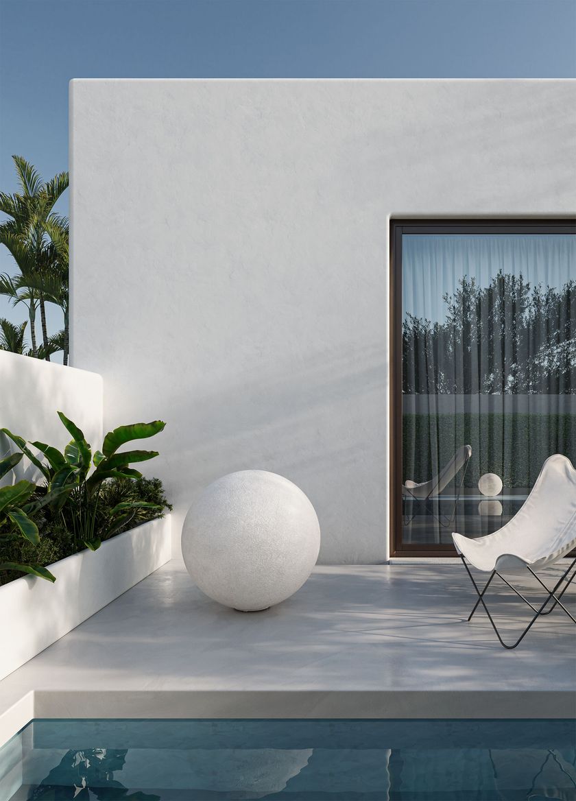 ULULÌ - ULULÀ Fiberglass floor lamp By Karman | design Matteo Ugolini