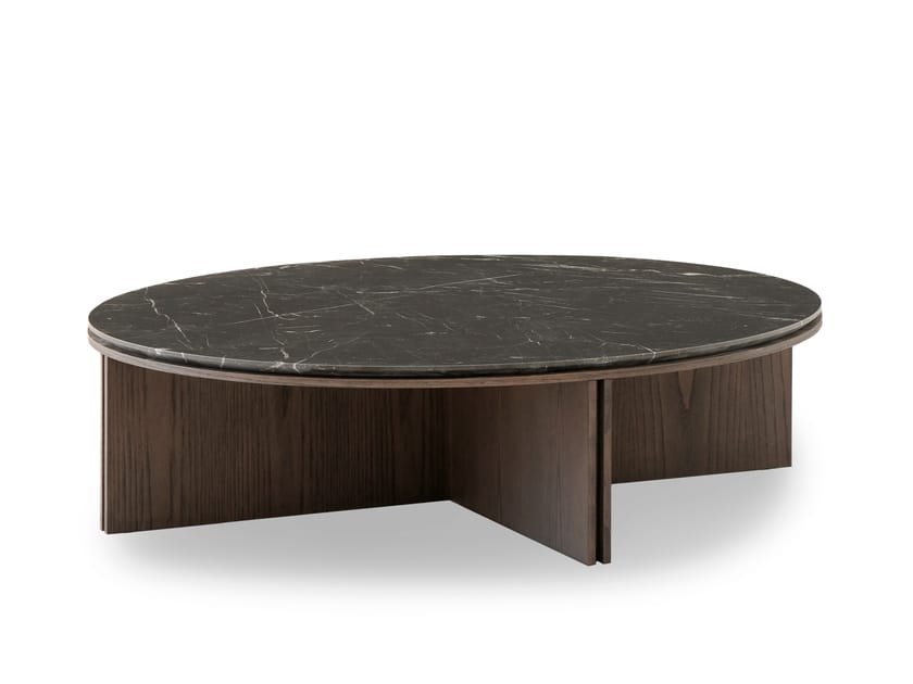 SLOT ROUND Coffee table By Kendo Mobiliario