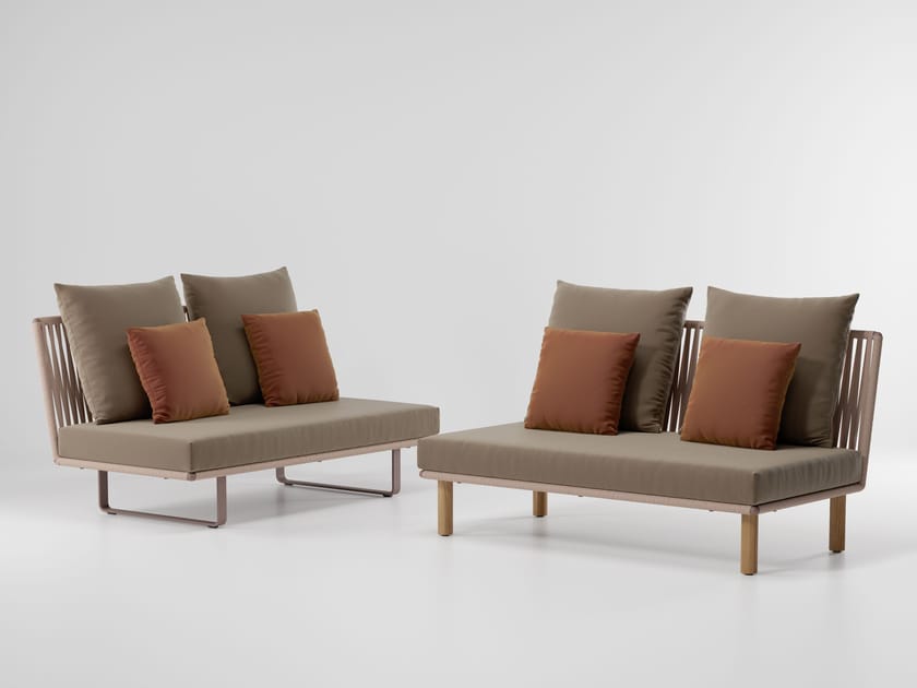 BITTA Modular fabric garden sofa By Kettal | design Rodolfo Dordoni