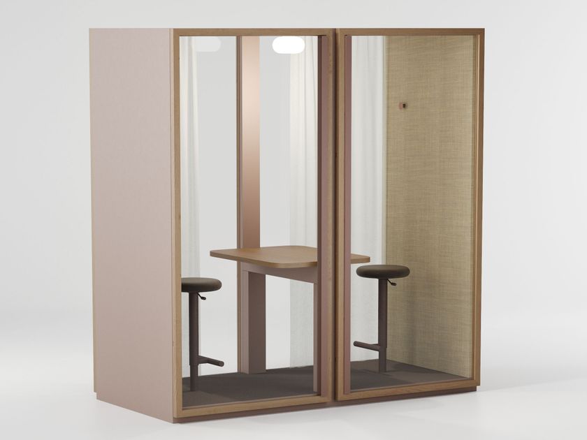 KALL L Office booth By Kettal