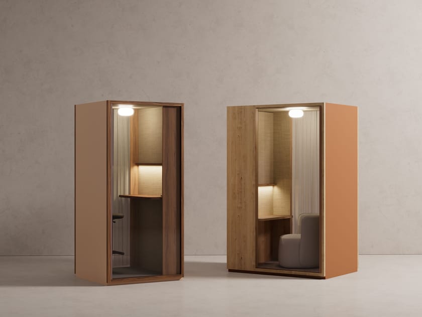 KALL M Phone booth with built-in lights By Kettal