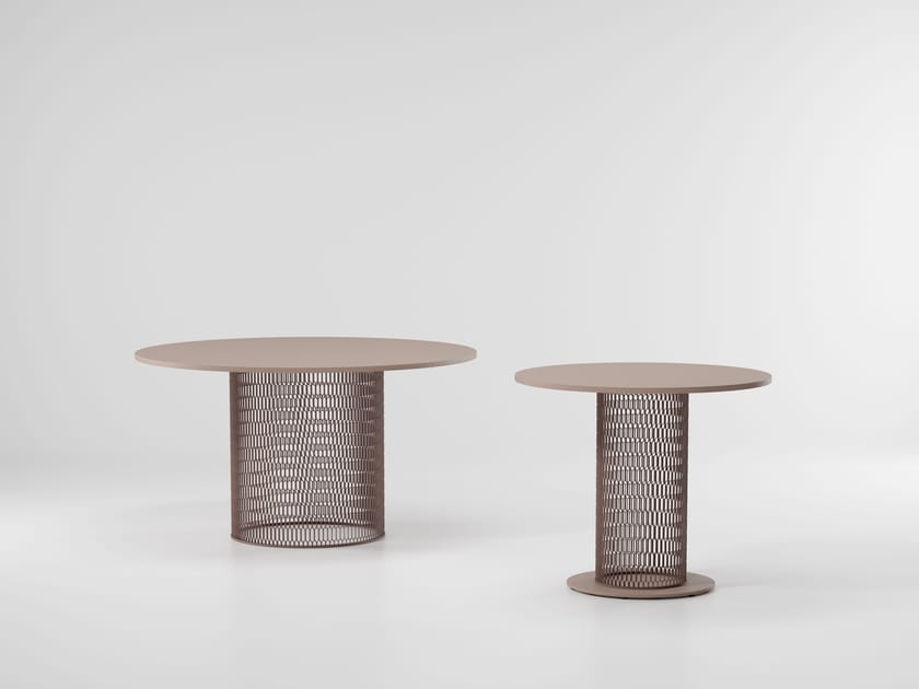 MESH Aluminium dining table By Kettal | design Patricia Urquiola