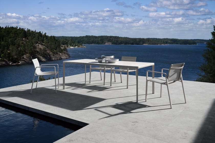 PARK LIFE Rectangular marble garden table By Kettal | design Jasper ...