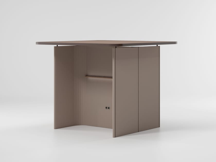 PI Office booth with built-in lights By Kettal