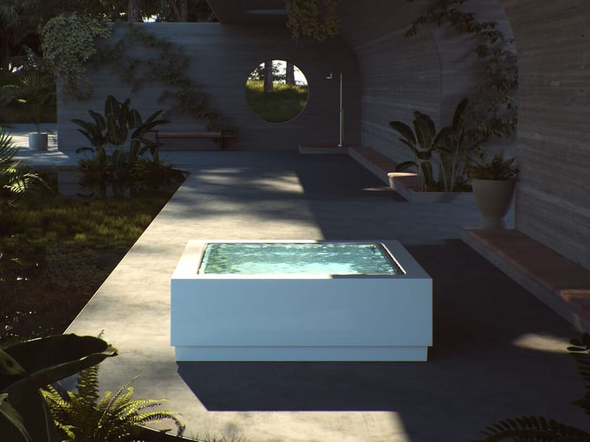 QUADRAT POOL Hot tub By Kos by Zucchetti