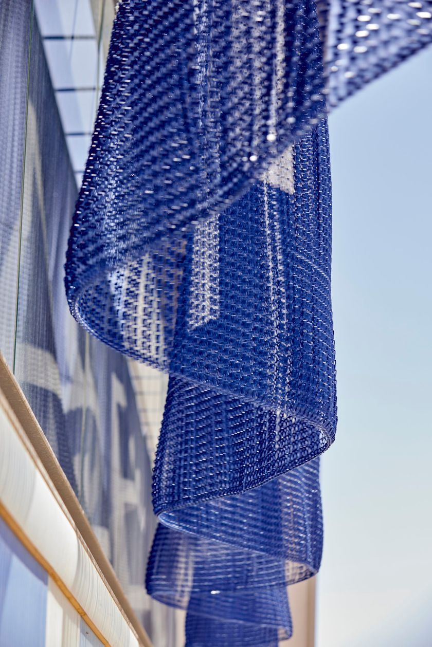 CLADDING ORITIA & BOREAS KINETIC FACADE Aluminium chain cladding By ...