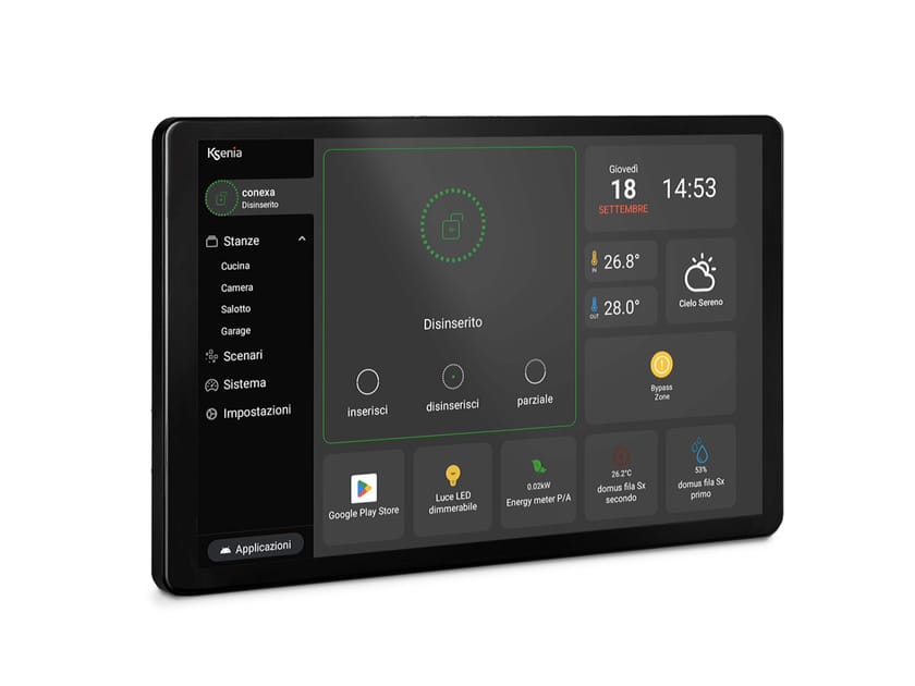 Tastiera IP touchscreen CONEXA - Ksenia Security - Edilportale