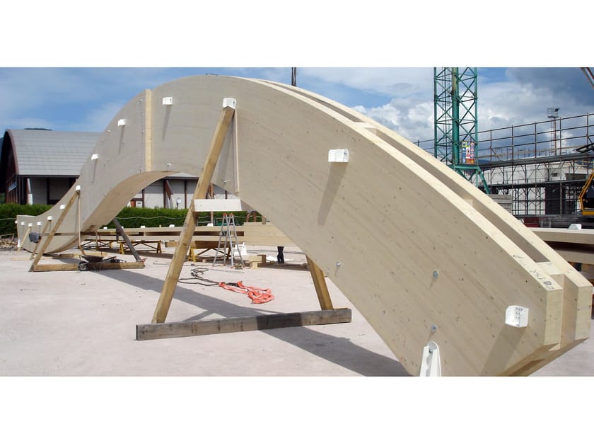Curved Glulam Beam Viga de madera By L.A. COST