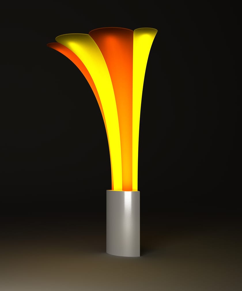 LED polyethylene Floor lamp LA PALMERA By Lamalva